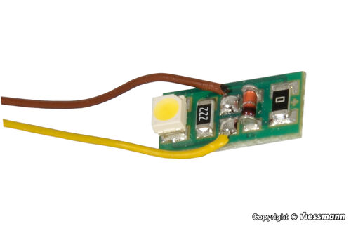 Viessmann 6006 Oświetlenie mieszkań - 1 x LED biały, ciepły (10 szt.)