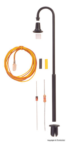 Viessmann 6724 Latarnia parkowa Zestaw - LED biały (87 mm)