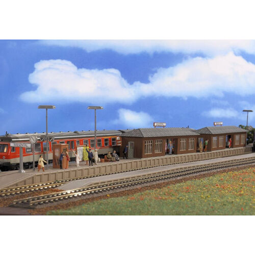 Vollmer 43550 Wiesental Platform with Waiting Room
