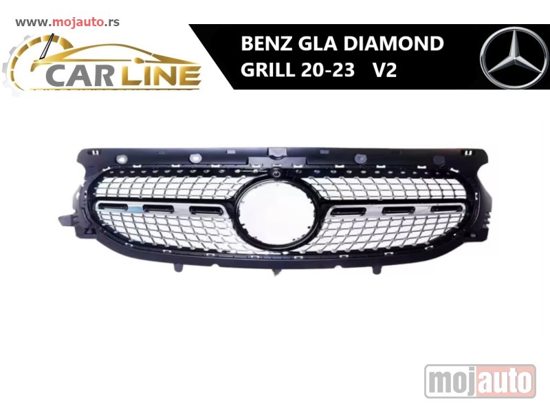 MERCEDES GLA DIAMOND GRILL MASKA 20-23 V2