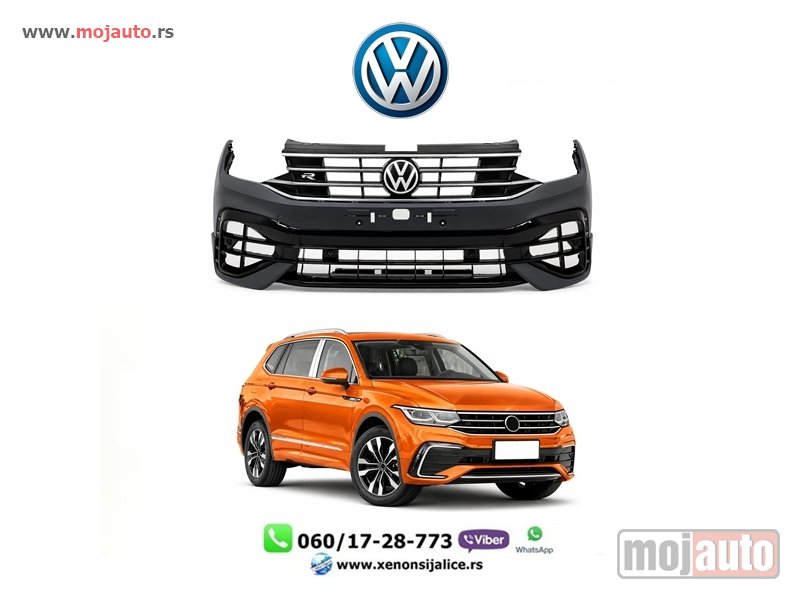 Vw tiguan 22-25 r line body bodi kit prednji
