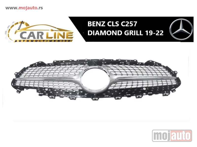 MERCEDES CLS C257 DIAMOND PREDNJI GRILL MASKA 19-22