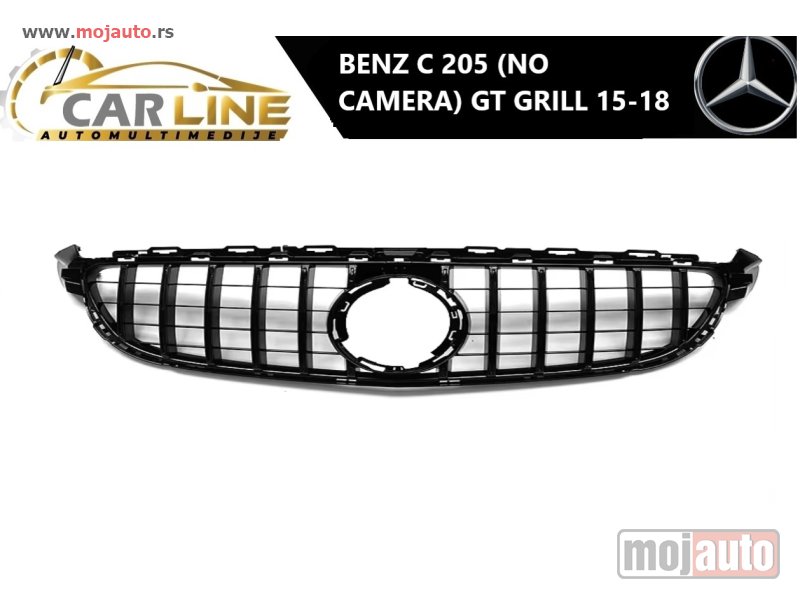 MERCEDES W205/C205 GT PREDNJI GRILL MASKA (BEZ KAMERE) 15-18