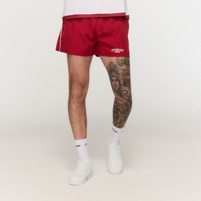 Varsity Shorts Red - GymBeam