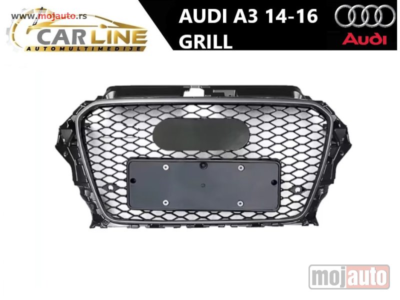 AUDI A3 PREDNJI GRILL MASKA 14-16