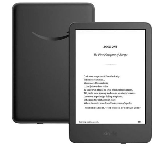 Amazon Kindle e-book reader 6" 300ppi/16GB/USB-C/Wi-Fi/BT/Black/2024/B0CNV9F72