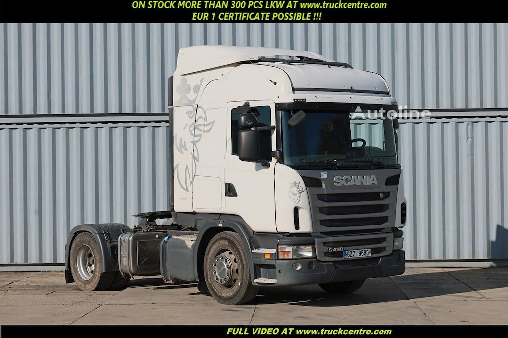 Scania G420, STANDARD, EURO 5, HYDRAULIC, RETARDER tegljač
