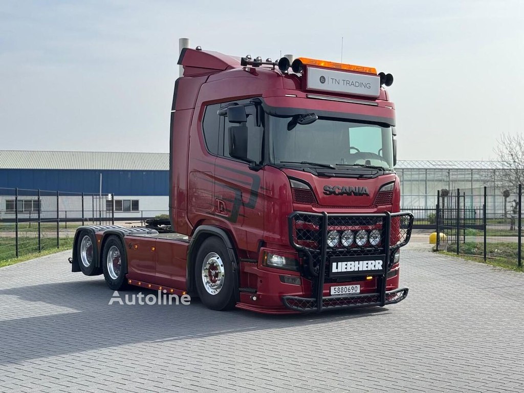 Scania R660 SHOWTRUCK, INTERIOR, FULL AIR, RETARDER, WHEELBASE 3.35, TO tegljač
