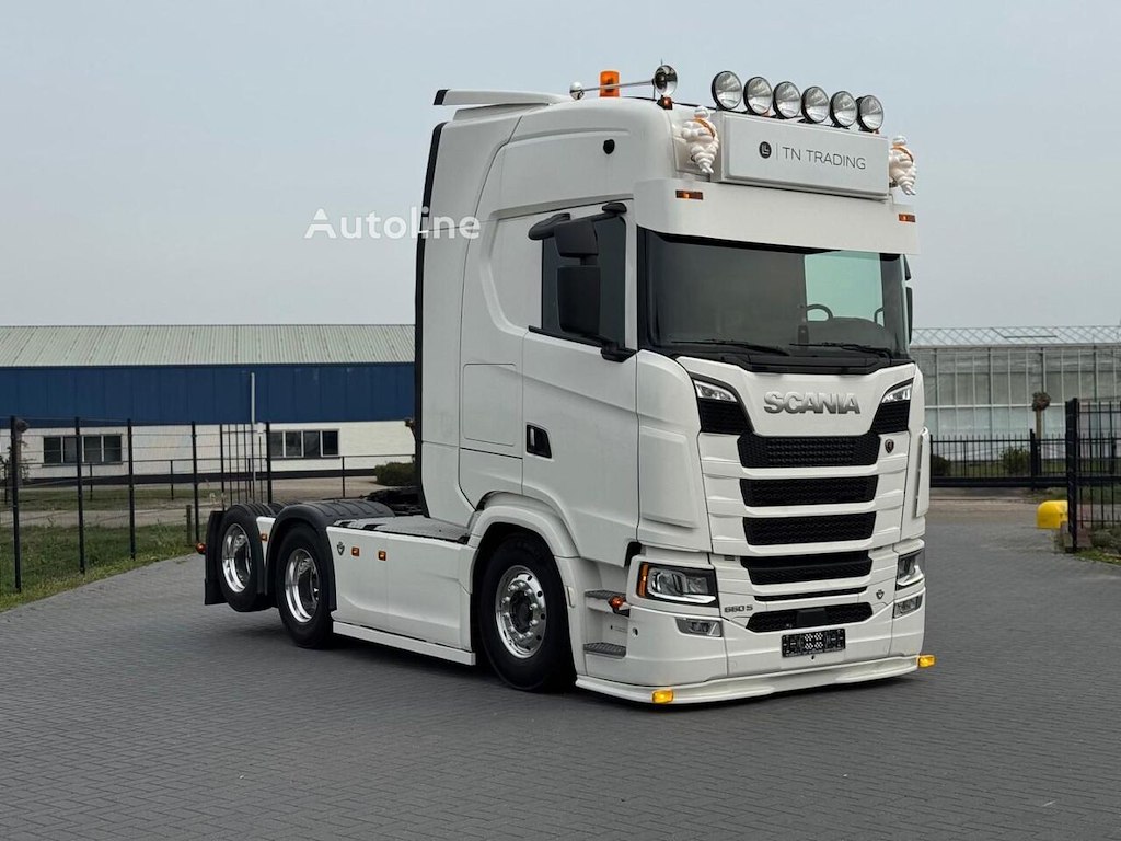 Scania S660 FULL AIR, LEATHER, WHEELBASE 3.15, RETARDER, 9 TONS FRONT A tegljač