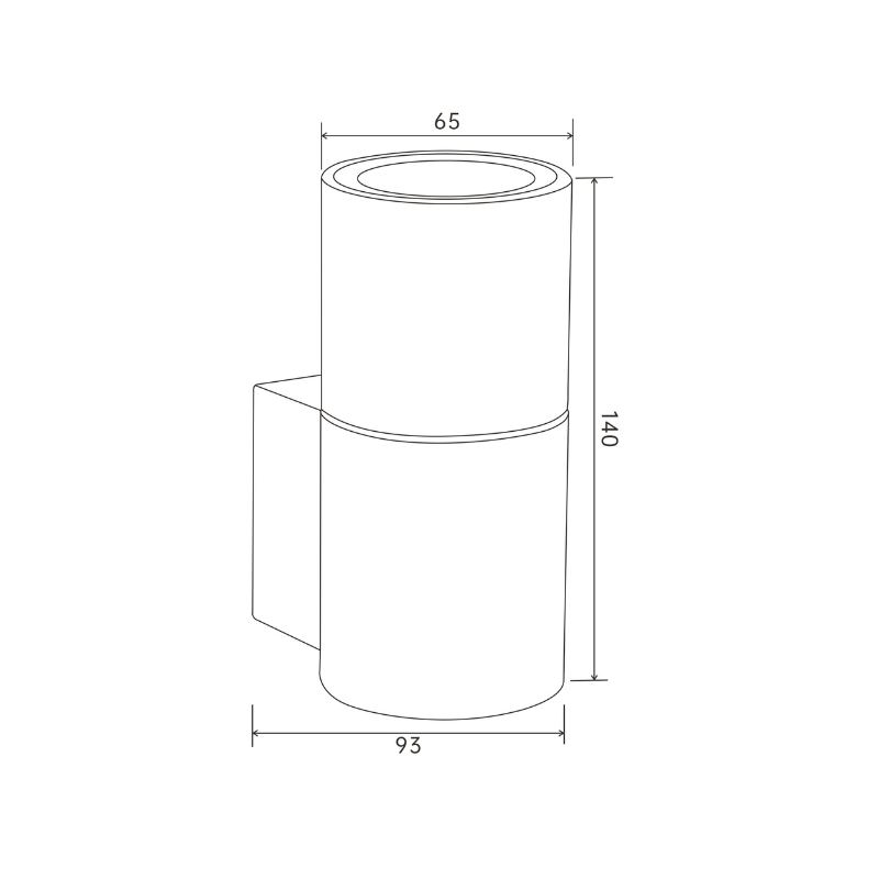 MEGGA, KIRA SPOLJNA L. 1R GU10 SGR, 014269