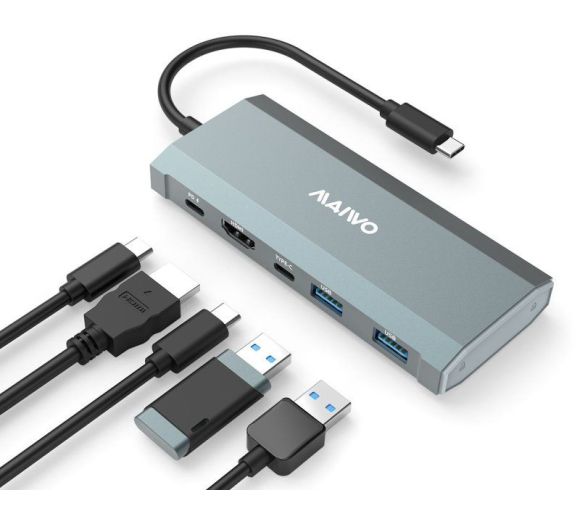 USB 3.2 Gen2 x 1 Tip-C 6 u 1 SATA &PCIe NvMe M.2 Kućište sa HDMI/PD/USB , KH1001