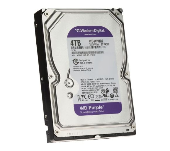 Western Digital - 4TB 3.5 inča SATA III 128MB IntelliPower WD44PURZ Purple hard disk