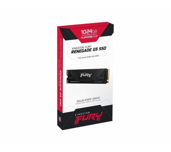 Kingston - 1TB M.2 NVMe SFYR2S/1T0 SSD FURY Renegade G5 SSD