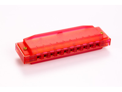 Hohner TRANSLUCENT HARP C RED