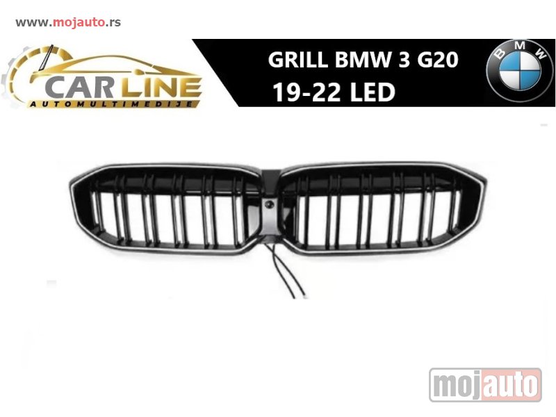 BMW 3 G20 PREDNJI GRILL MASKA 19-22 LED