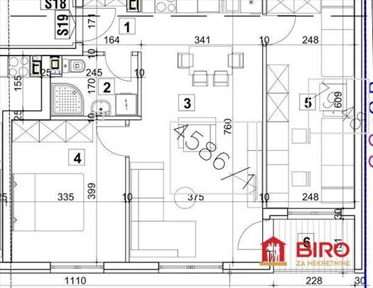 ---Nov trosoban stan 65 m2, Novi Beograd---