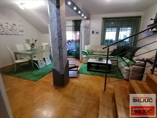 FutoŠka Pijaca, 87m2, Troiposoban-Duplex, Namešten
