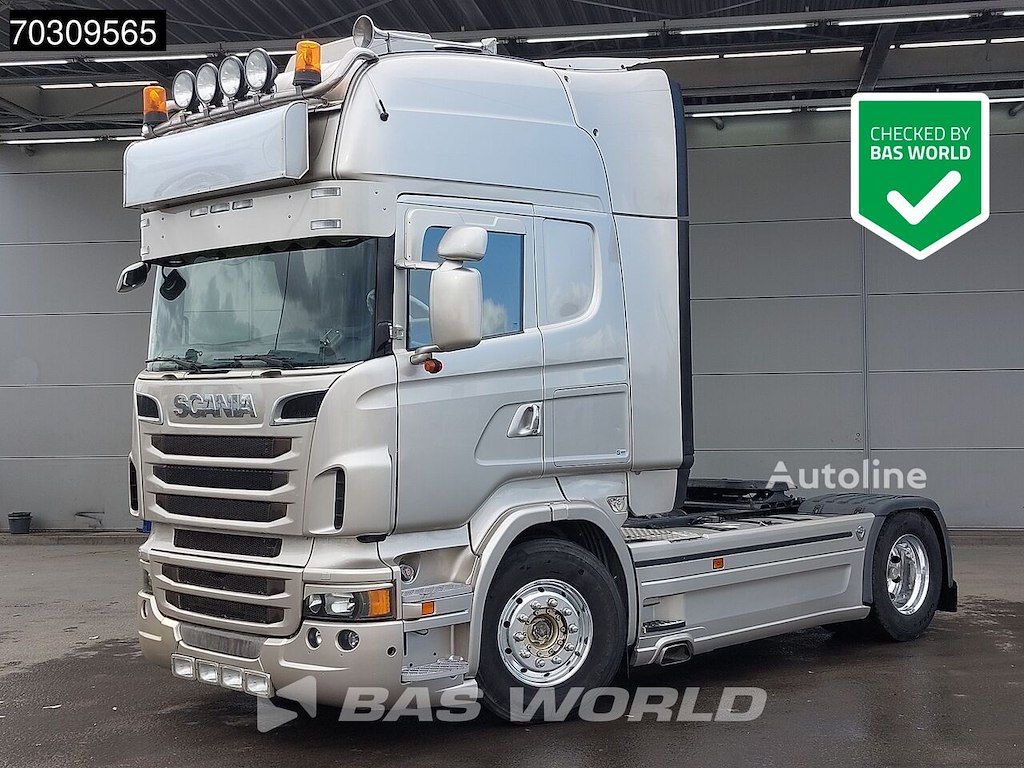 Scania R500 R 4X2 Topline V8 2xTanks Alcoa's Standklima Leder Euro5 tegljač