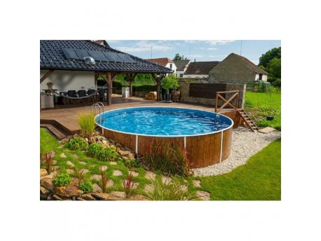 MOUNTFIELD Porodični bazen ratan 360x120cm Azuro Wood