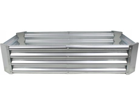 CHOMIK Baštenska žardinjerica 240 cm za povrće i cveće pravougaona pocinkovana ZAK8304