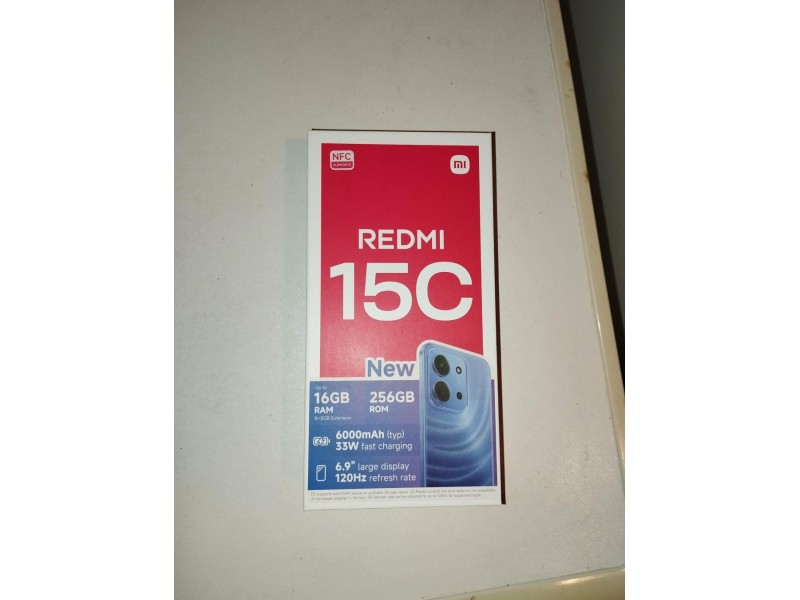 Mobilni telefon xiaomi redmi 15 C 8+8 256