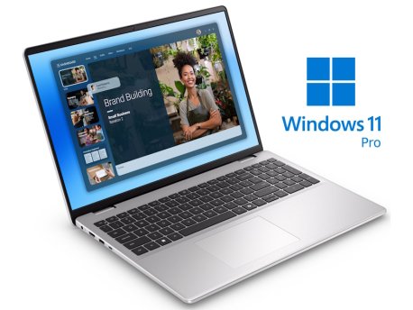 DELL 16 DC16251 (Platinum silver, Alu) FHD+ IPS 300nits, Core 5 120U, 16GB, 512GB SSD, Backlit, FP, Win 11 Pro