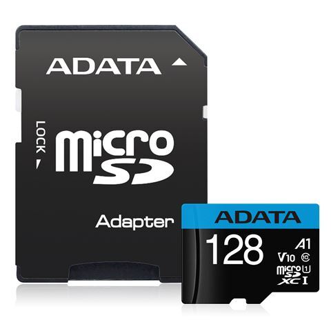 Memorijska kartica ADATA Premier, microSDXC, 128GB, R100/W25 MB/s, U1 (AUSDX128GUICL10A1-RA1)ID: EK000532040