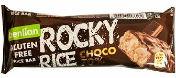 Choco rocky rice bf 70% kakao 18gr
