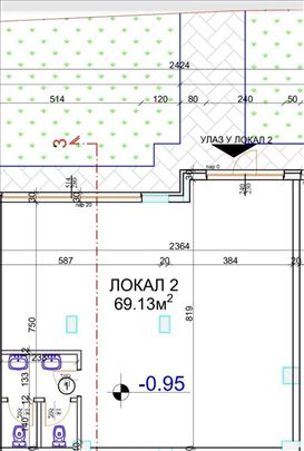 Loznica, Lokal, 1.0, 69m2