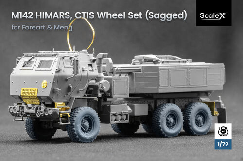 ScaleX WM-72003W HIMARS Weighted Wheel Set With CTIS (For Foreart, MENG)