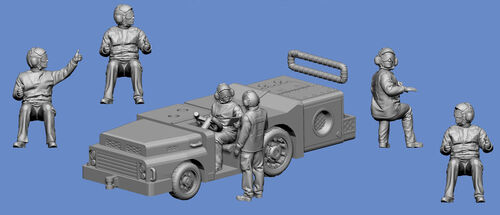 Germania-Figuren 72-CW-4003 US – Aircraft Carrier Deck Crew 04