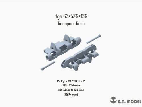 ET Model P35-006 German Tiger I - Transport Track
