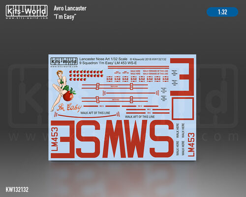 Kits World 132132 Avro Lancaster B.I ('I'm Easy')