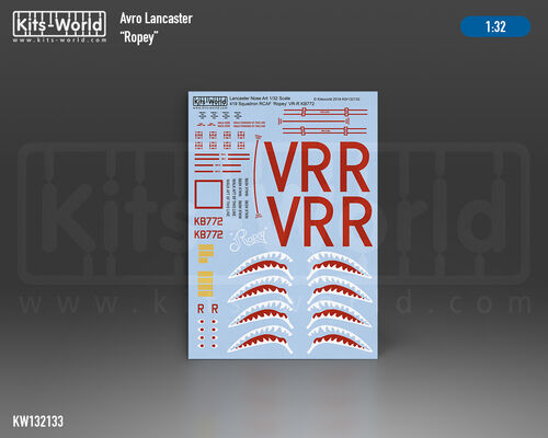 Kits World 132133 Avro Lancaster B Mk. X ('Ropey')
