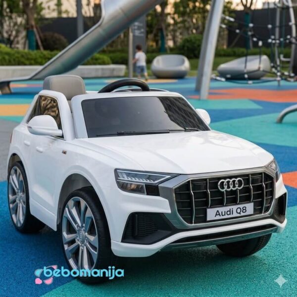 Automobil na akumulator – Licencirani Audi Q8 Beli
