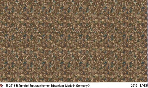 Peddinghaus-Decals 2216 SS Camo Smoke Tank Uniforms Pea Style