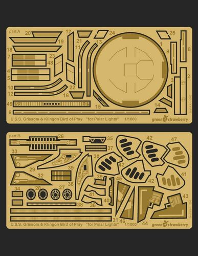Green Strawberry 08219 U.S.S. Grissom and Klingon Bird of Prey