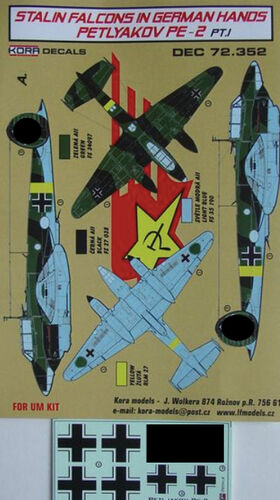 Kora Models Dec72352 Petljakov Pe-2 Luftwaffe I