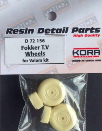 Kora Models D72156 Fokker T.V wheels