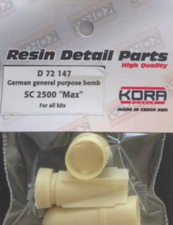 Kora Models D72147 German general purpose bomb SC 2500 „Max“