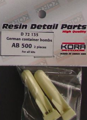 Kora Models D72135 German container bombs AB 500 2 pcs