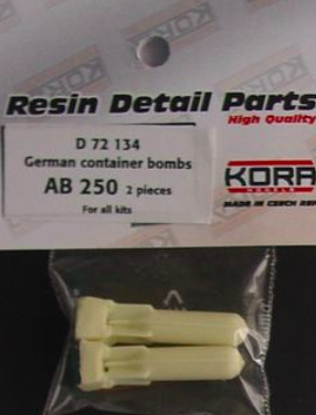 Kora Models D72134 German container bombs AB 250 2 pcs
