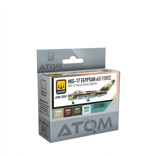NEW! AMMO of Mig Jimenez ATOM-20947 MIG-17 Egyptian Air Force Set