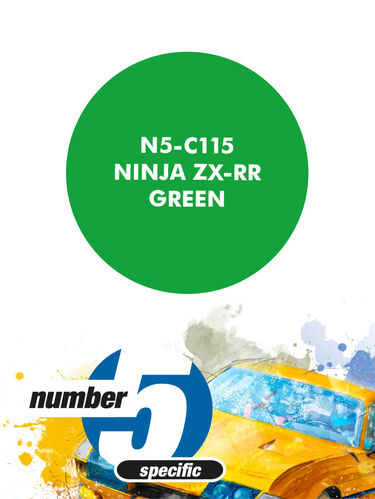 Number Five N5-C115 Ninja ZX-RR Green Metallic