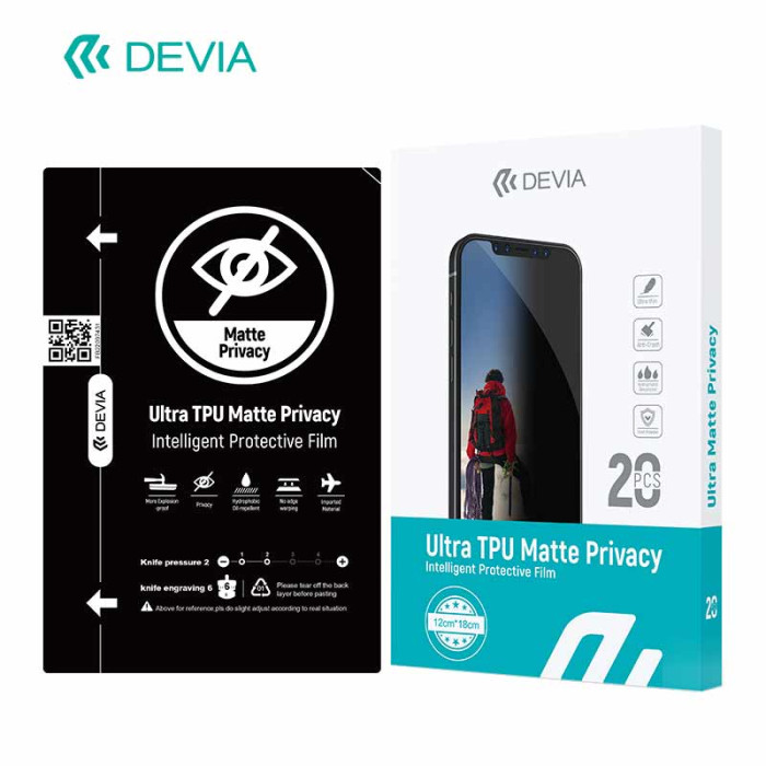 FOLIJA DEVIA ULTRA INTELIGENT TPU MATTE PRIVACY PROTECTIVE FRONT FILM 1KOM