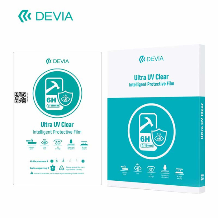 FOLIJA DEVIA ULTRA INTELIGENT UV CLEAR PROTECTIVE FRONT FILM 0,19MM 1KOM