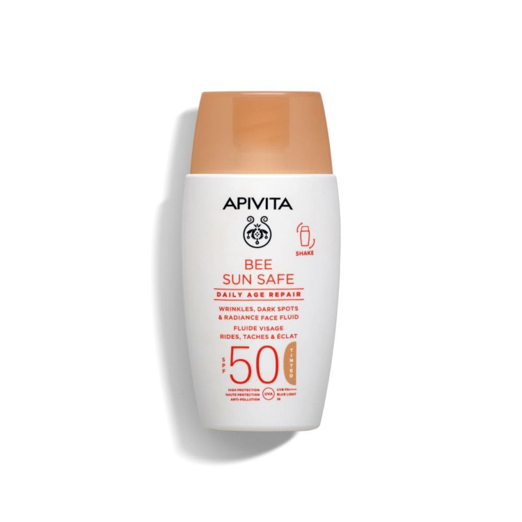 Apivita Bee Sun Safe Daily Age Repair SPF50 tonirani fluid 50ml