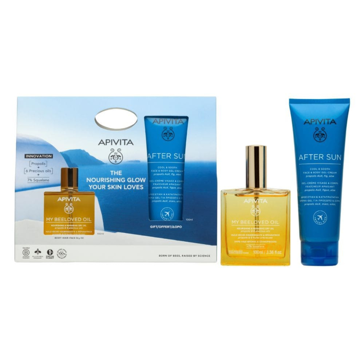 Apivita set - My Beeloved ulje 100ml + gel-krema posle sunčanja 100ml
