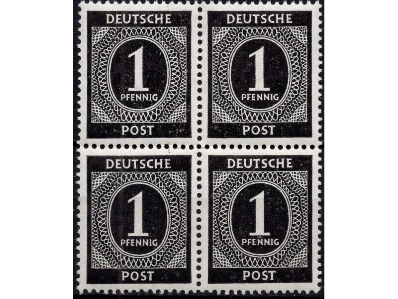 Alliierte Besetzung 1946. Gemeinschaftsausgaben