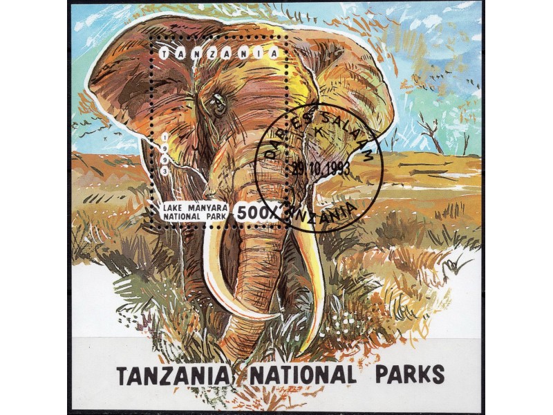 Tanzania 1993. Blok br. 222, Fauna
